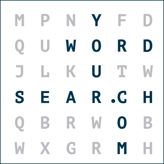 Your Word Search: Print a custom word search puzzle on almost anything